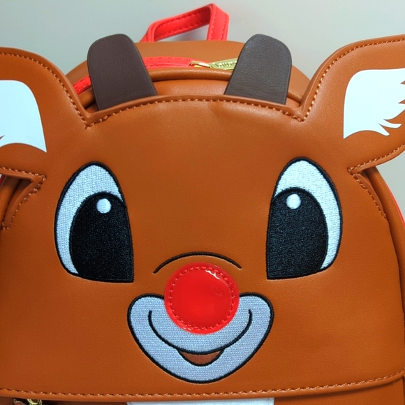 Loungefly | Bags | Loungefly Lighted Rudolph The Red Nosed Reindeer ...